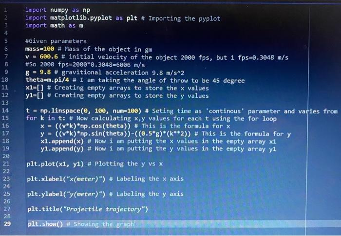 Solved Alter the python code below so that the a. launch | Chegg.com