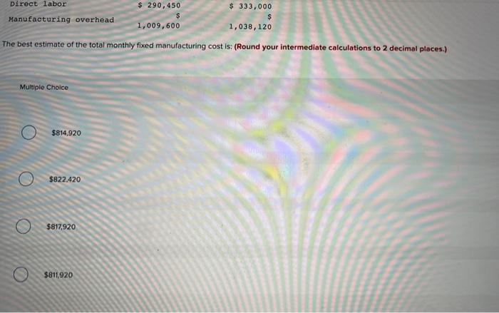 Solved TB MC Qu. 6 A−44 (Algo) Babuca Corporation has | Chegg.com