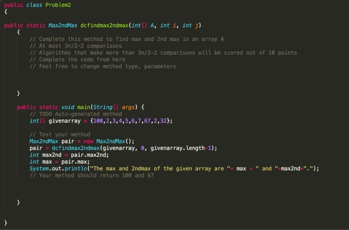 Solved We Are Given An Array Of N Numbers A In An Arbitrary 6968