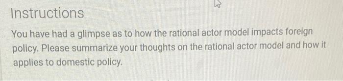 Solved Instructions You have had a glimpse as to how the | Chegg.com