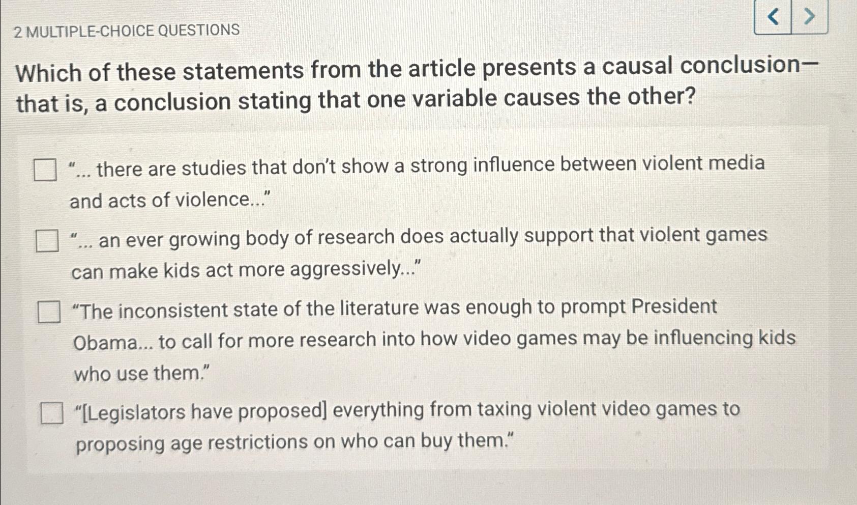 Solved 2 ﻿MULTIPLE-CHOICE QUESTIONSWhich of these statements | Chegg.com