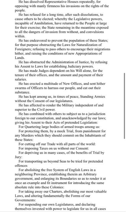 Seneca Falls Convention. Declaration of Sentiments | Chegg.com