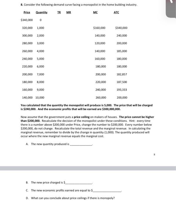 Solved please show an example of how to calculate MR with | Chegg.com