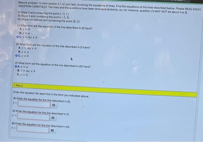 Solved Rework problem 14 from section 5.1 of your text, | Chegg.com