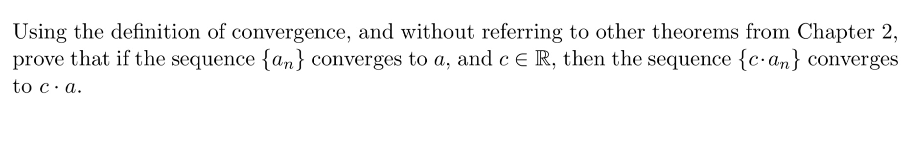 Solved Using the definition of convergence, and without | Chegg.com