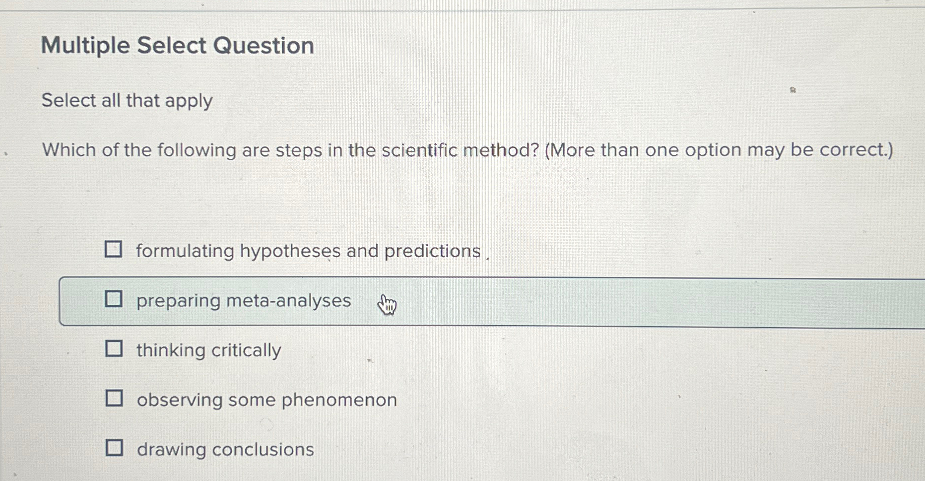 Solved Multiple Select Questionselect All That Applywhich Of