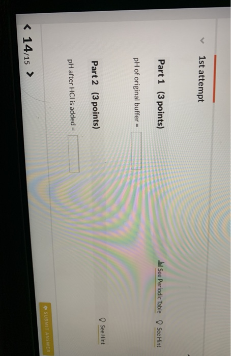 Solved 14 Question (6 points) See page 792 Calculate the pH | Chegg.com