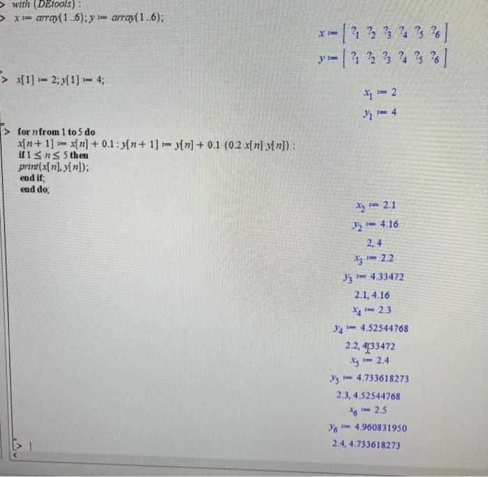 Solved Solve Example 1 using Maple Software. Attachment two | Chegg.com