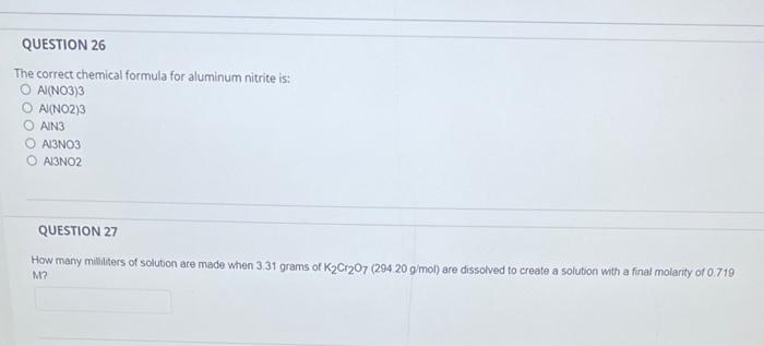 Solved A chemist is presented with this unbalance equation: | Chegg.com