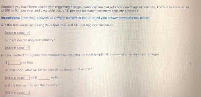 Solved Suppose you have been tasked with regulating a single | Chegg.com