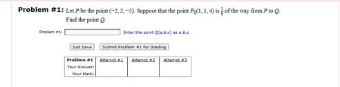 Solved Problem #1: Let P ﻿be the point (-2,2,-5). ﻿Suppose | Chegg.com