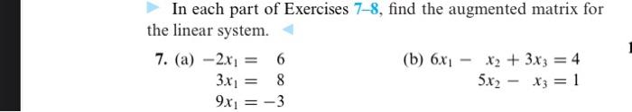 Solved Exercise Set 1.1 1. In each part, determine whether | Chegg.com