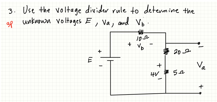 Use the voltage divider rule to determine theop | Chegg.com