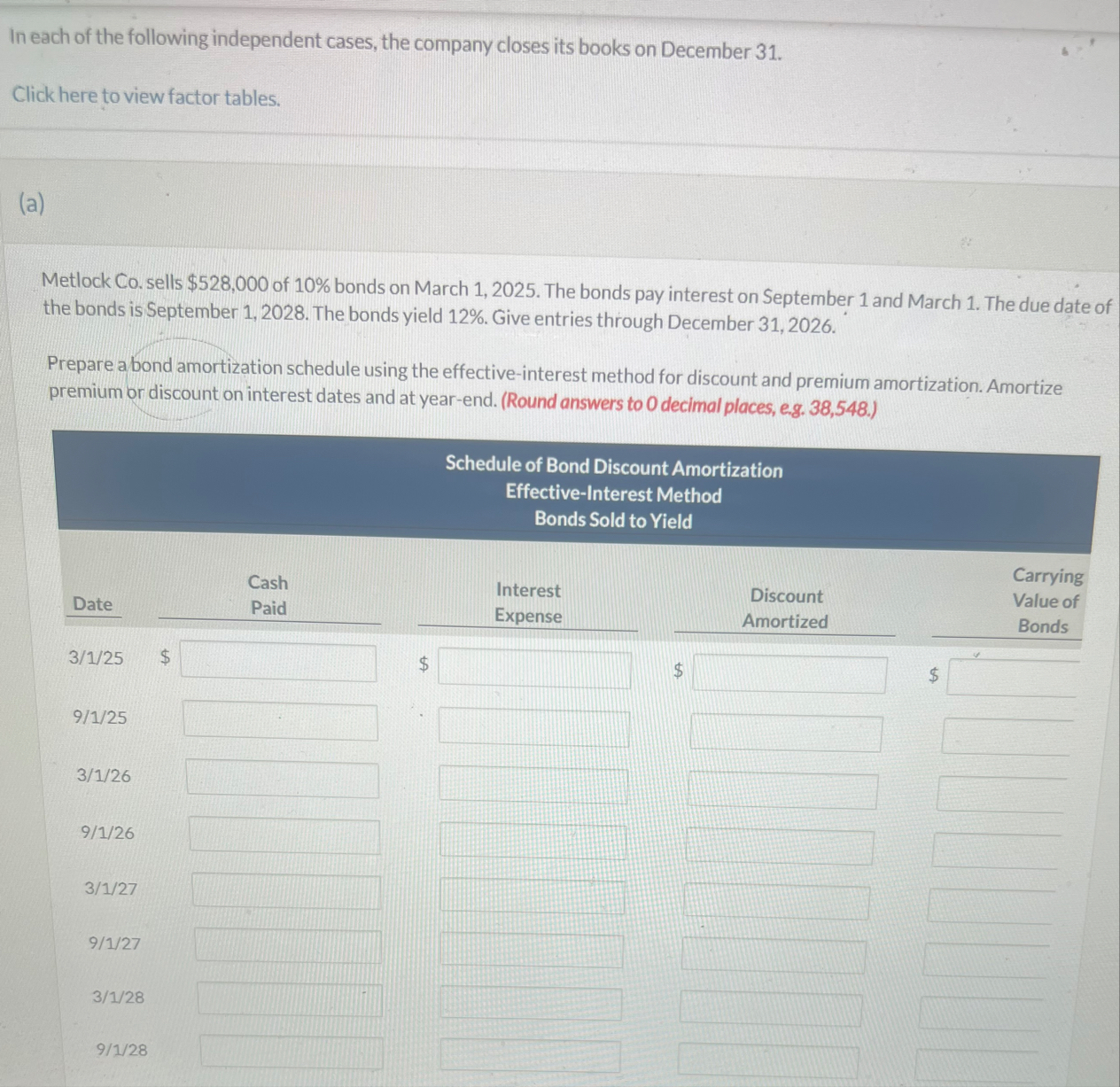 [Solved]: In each of the following independent cases, the co