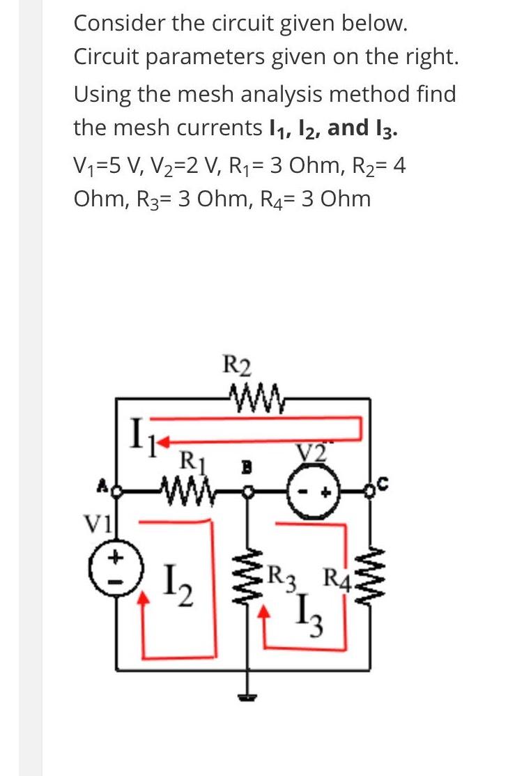 Solved Consider the circuit given below. Circuit parameters | Chegg.com