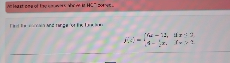 Solved At least one of the answers above is NOT correct.Find | Chegg.com