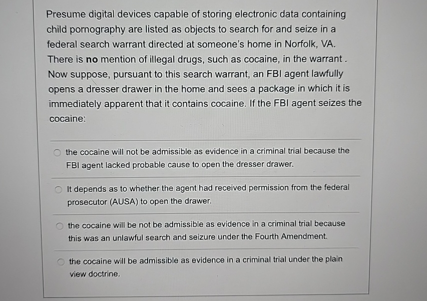 Solved Presume digital devices capable of storing electronic | Chegg.com