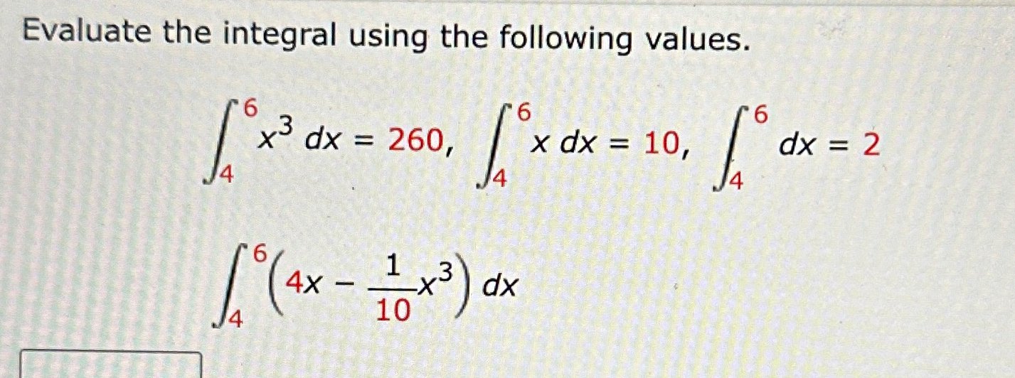 Solved Evaluate the integral using the following | Chegg.com