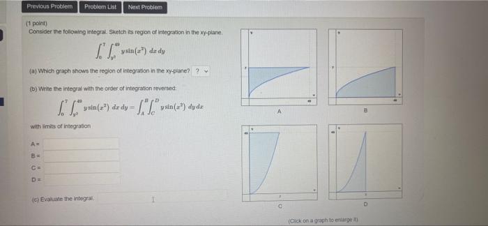 Solved Previous Problem Problem ust Next Problem (1 point) | Chegg.com