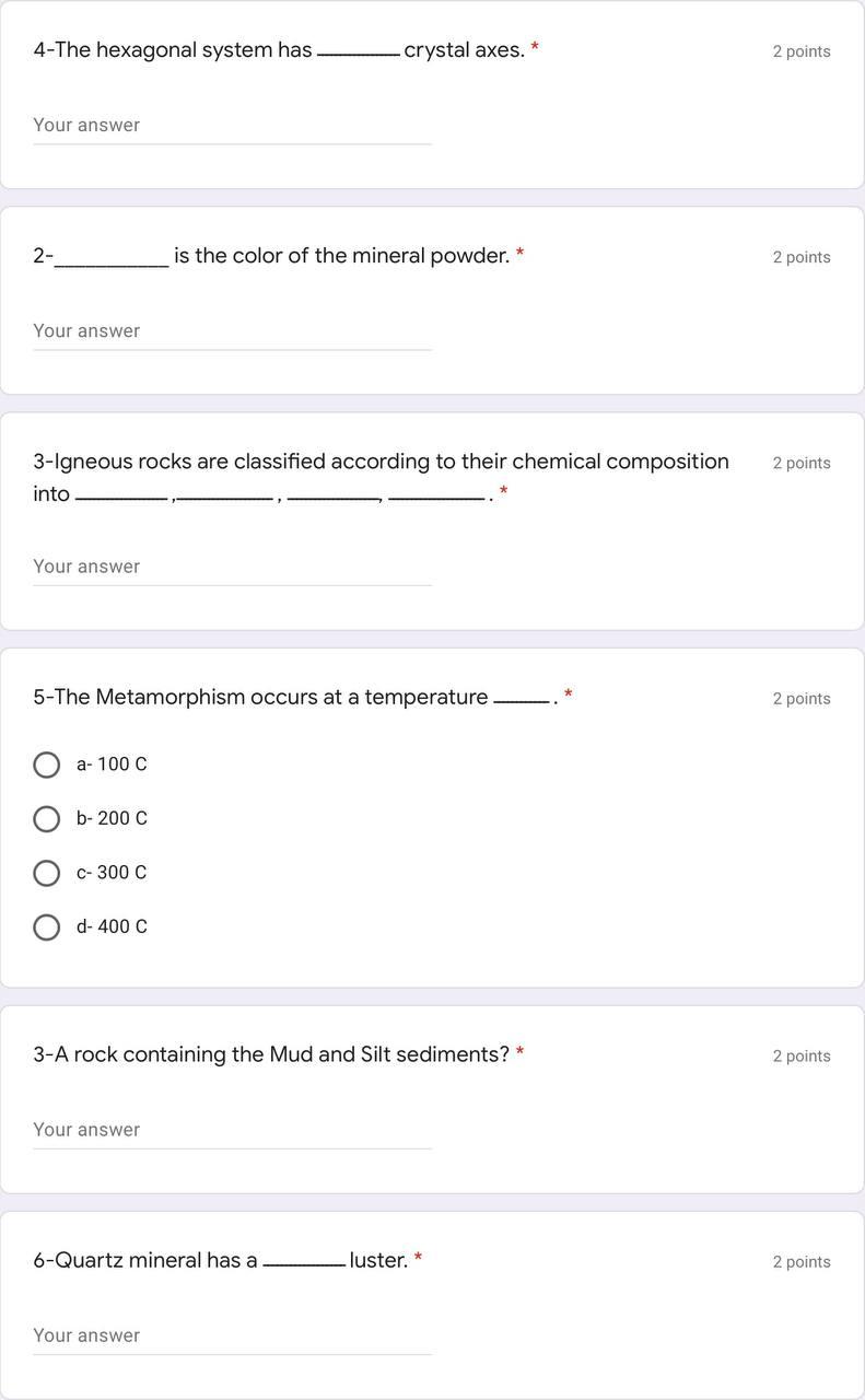 Solved 4-The hexagonal system has -crystal axes. * 2 points | Chegg.com
