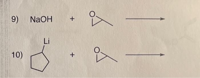 Solved 9) NaOH+ 10) | Chegg.com