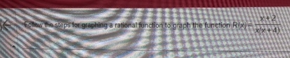 Solved Cohew the steps for graphing a rational function to | Chegg.com