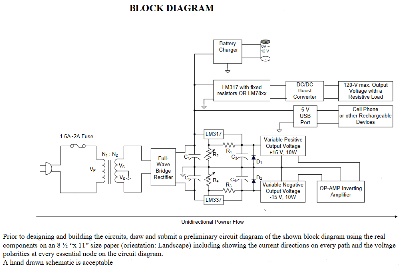 Please draw a circuit diagram using multisim or | Chegg.com