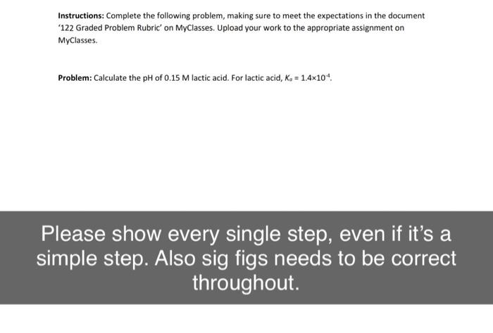 Solved Instructions: Complete the following problem, making | Chegg.com