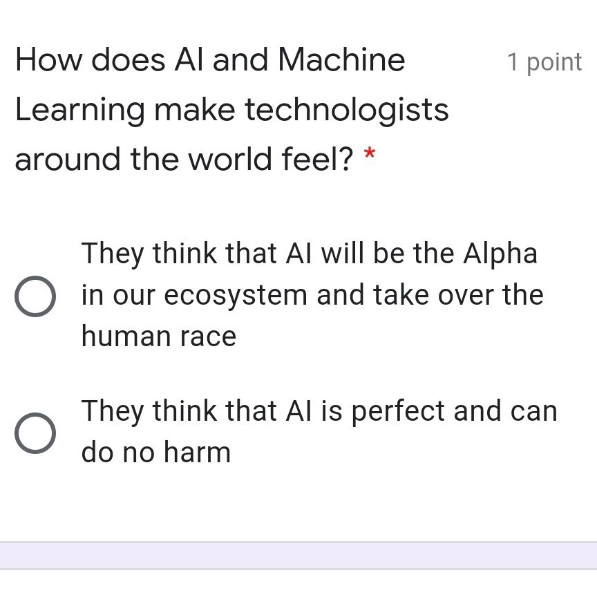 Solved How does Al and Machine 1 point Learning make | Chegg.com