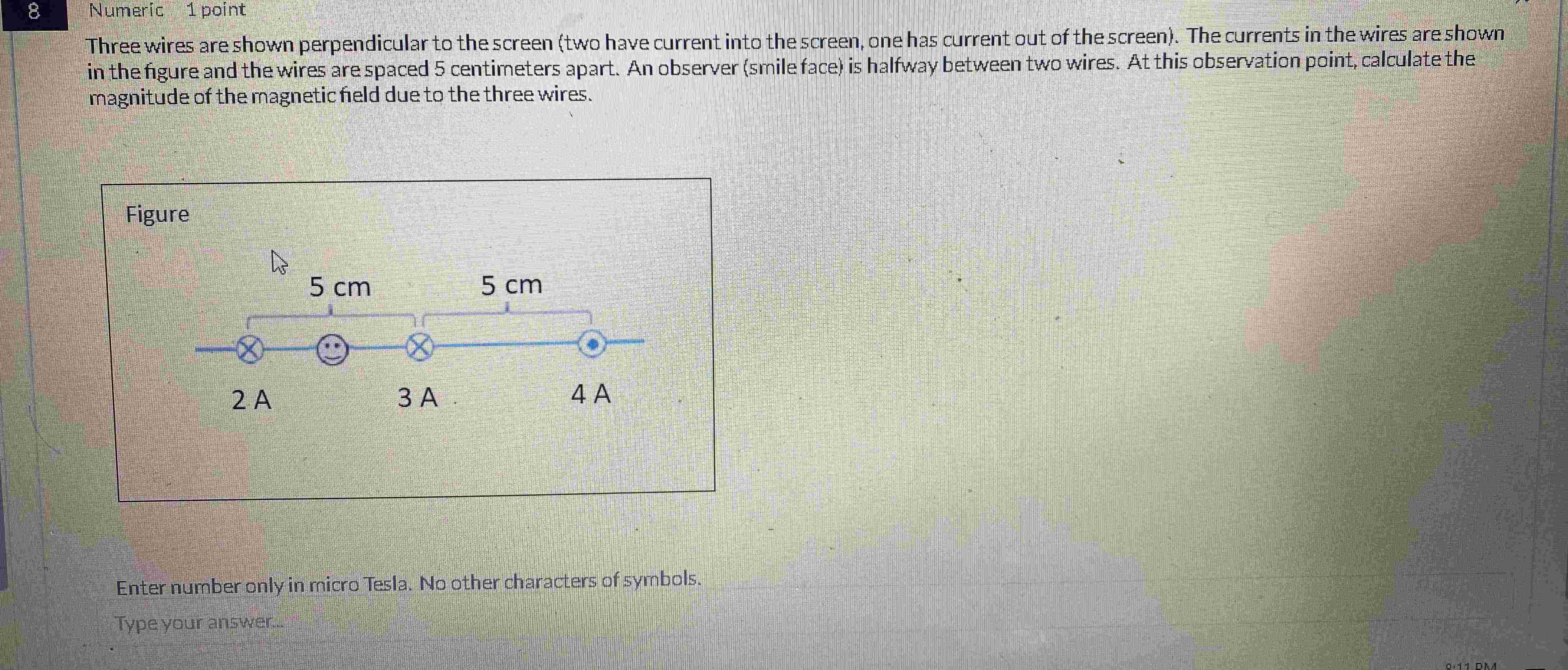 Solved Three wires are shown perpendicular to the screen | Chegg.com