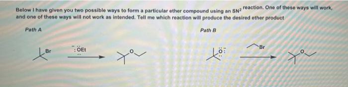 Solved Below I have given you two possible ways to form a | Chegg.com