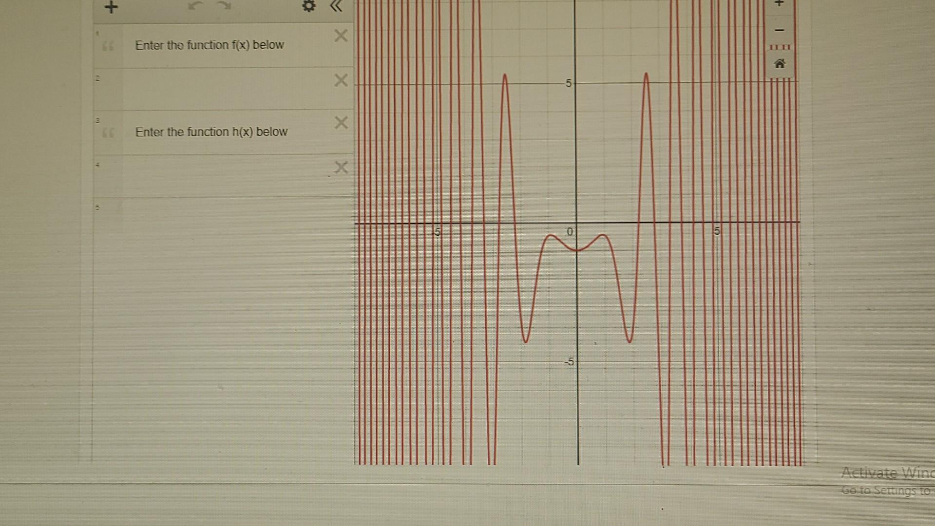 Solved The function g(x)=x2cos(x2)−1 is graphed below. Enter | Chegg.com
