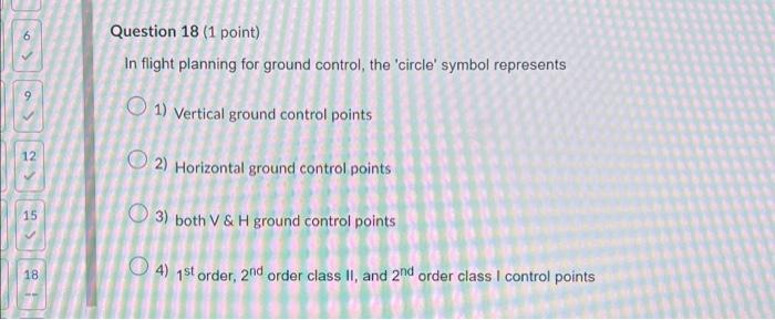 Solved In flight planning for ground control, the 'circle' | Chegg.com
