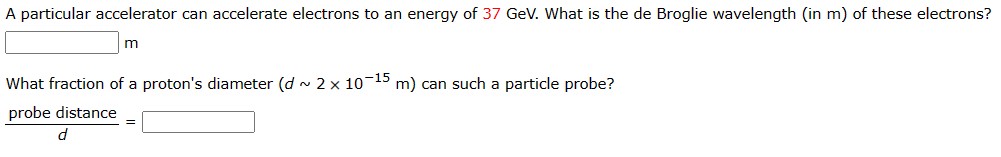 Solved A particular accelerator can accelerate electrons to | Chegg.com