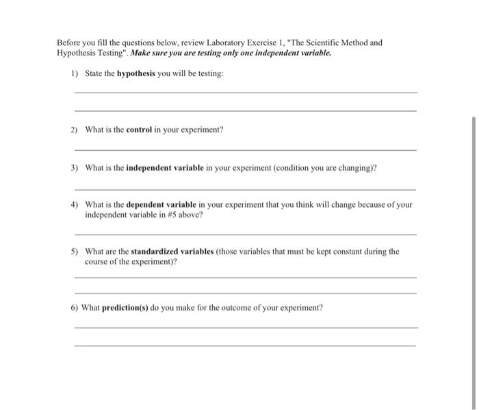 Solved Design vour own experiment: growth in Physarym | Chegg.com