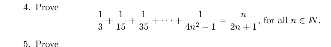 Solved 4. Prove 31+151+351+⋯+4n2−11=2n+1n | Chegg.com