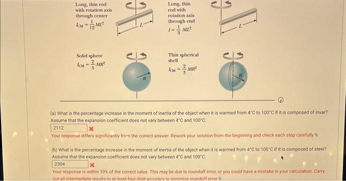 Solved Moments of Inertia of Homogeneous Rigid Objects(a) | Chegg.com