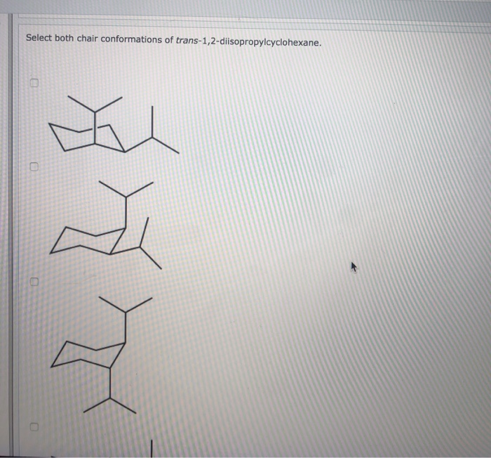 Solved Select both chair conformations of | Chegg.com