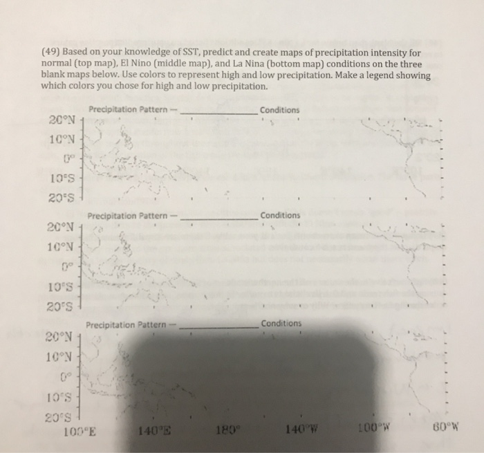 Solved (49) Based on your knowledge of SST, predict and | Chegg.com