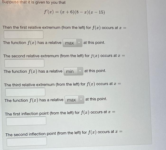 Solved Suppose that it is given to you that | Chegg.com