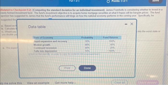 Solved (Related to Checkpoint 8.2) (Computing the standard | Chegg.com