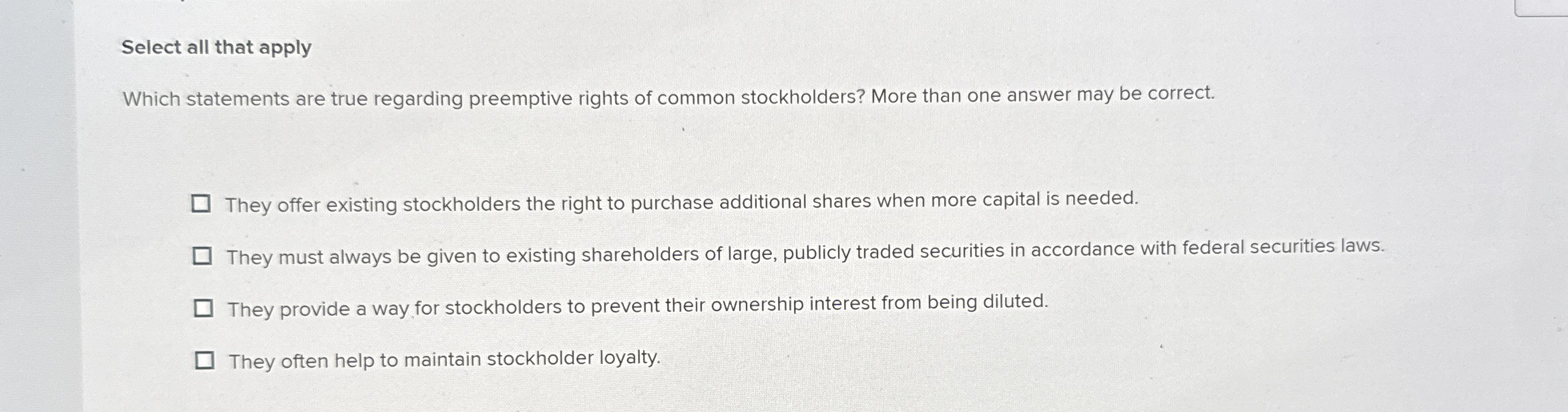 Solved Select all that applyWhich statements are true | Chegg.com