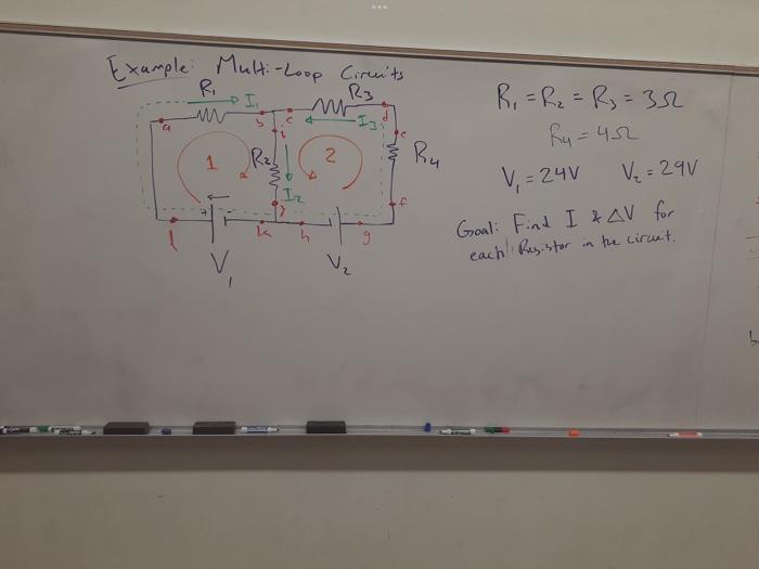 Solved R1=R2=R3=3Ω Loop Equations | Chegg.com