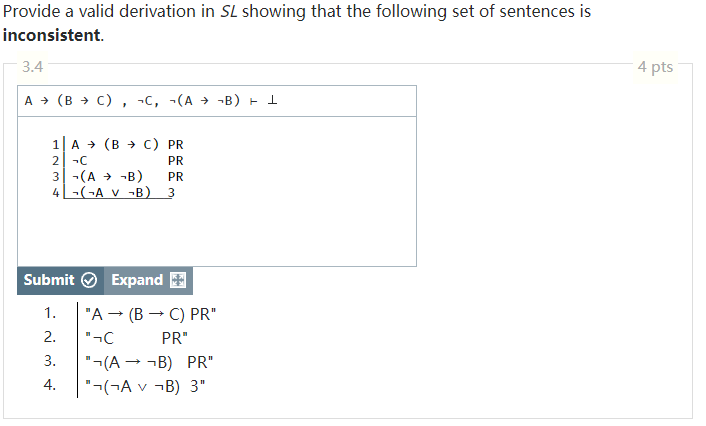 Provide a valid derivation in SL ﻿showing that the | Chegg.com
