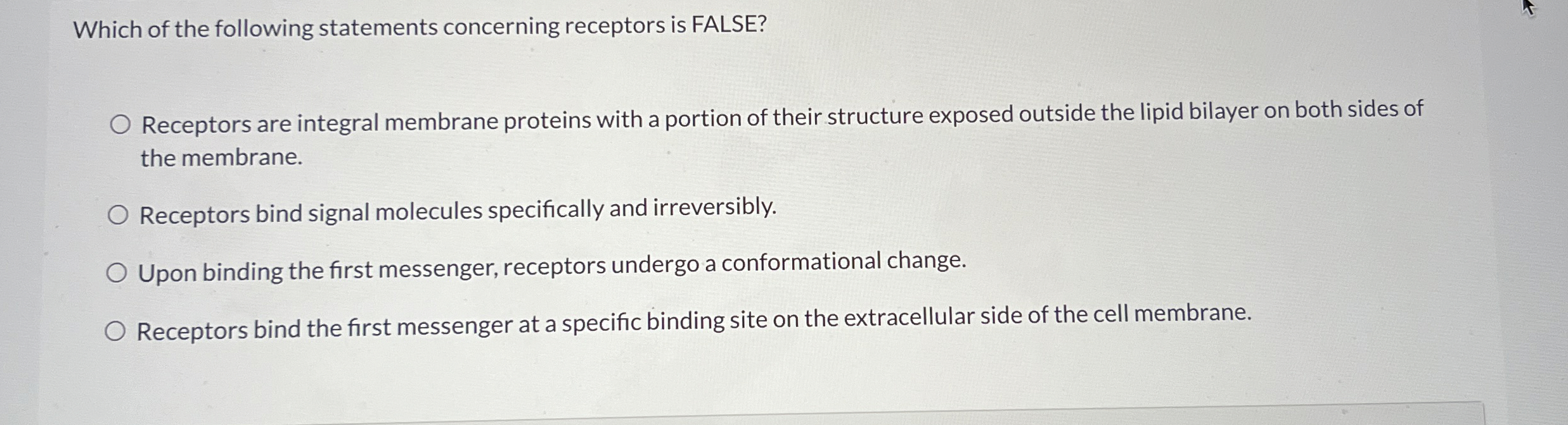 Solved Which of the following statements concerning | Chegg.com