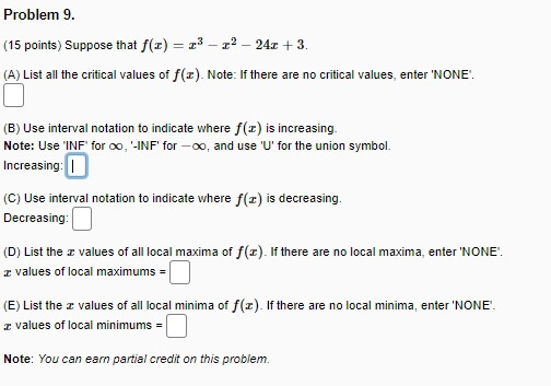 Solved Problem 9. (15 points) Suppose that f(1) = 23 - ,? - | Chegg.com Solved Problem 9. (15 points) Suppose that f(1) = 23 - ,? - | Chegg.com