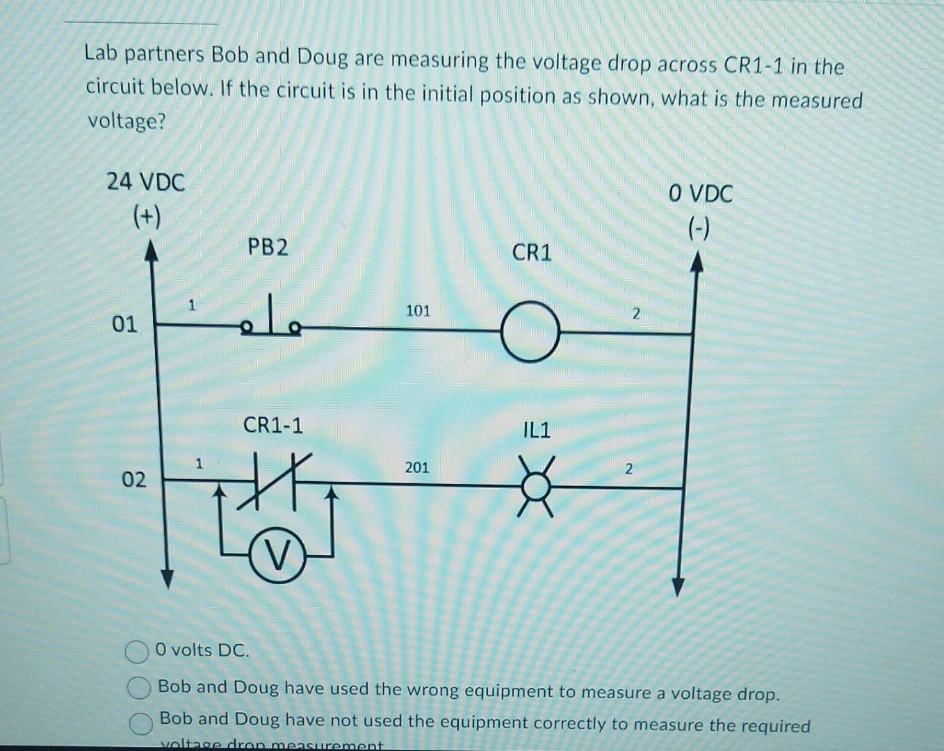 Solved Lab partners Bob and Doug are measuring the voltage | Chegg.com