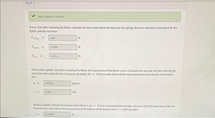 Solved Use the exact values you enter to make later | Chegg.com