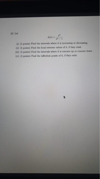 Solved 1 Function Yyx Is Given Implicitly By 