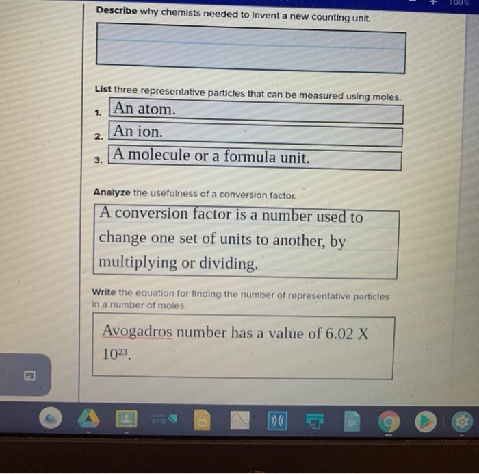 9 The Mole ENCOUNTER THE PHENOMENON Write the | Chegg.com